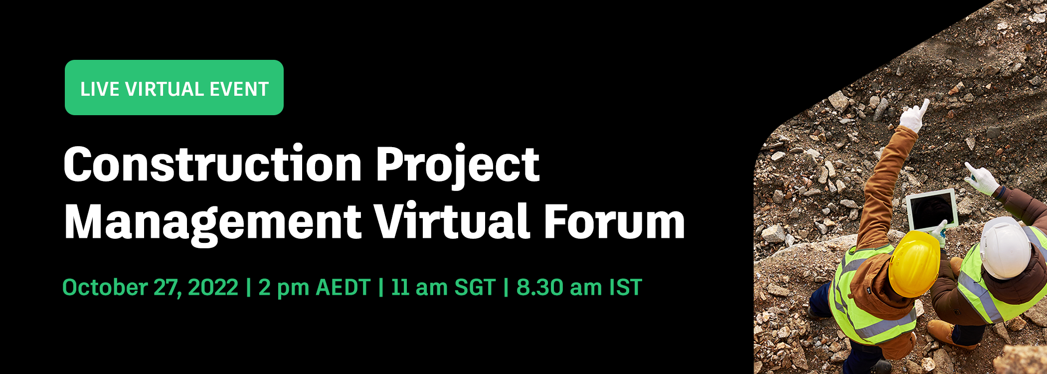 Construction Project Management Virtual Forum